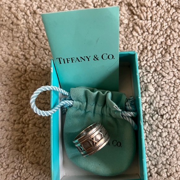 Tiffany & Co. | Jewelry | Tiffany Co Silver Band In Iconic Blue Box ...
